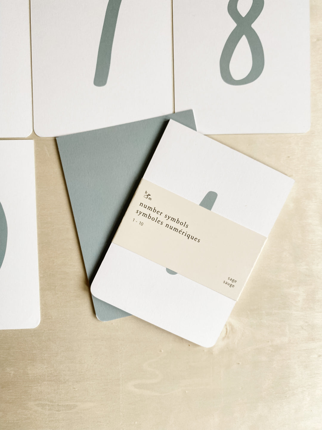 number cards 1 - 10, montessori counting cards – Bueno Market